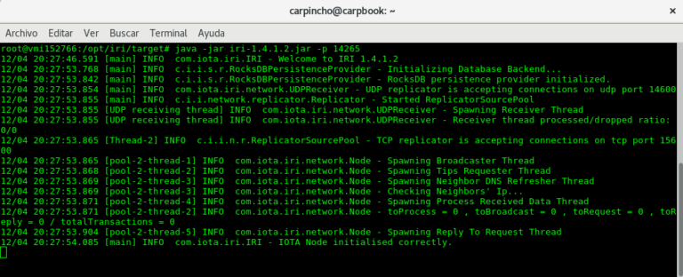 Setting up a VPS IOTA Full Node from scratch - IOTA HISPANO